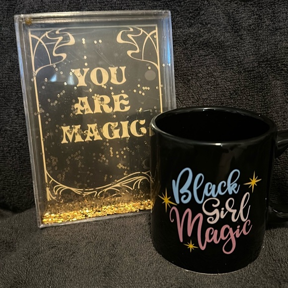 Other | Nwotblack Girl Magic Mug Silhouette You Are Magic Photo Frame ...